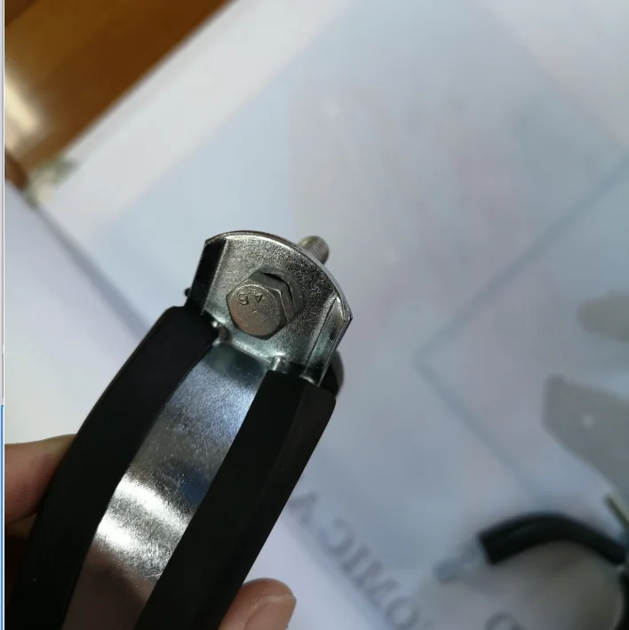 Epdm Lined U-strap Clamp - Buy U-strap Clamp,Strap Clamp,Epdm Lined U ...