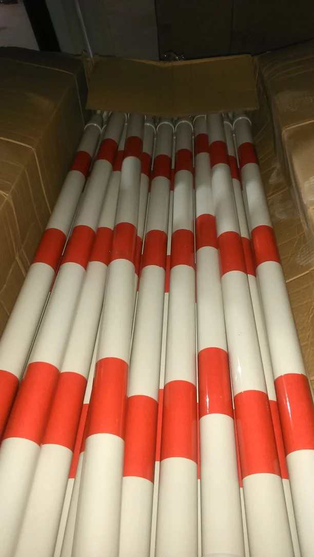 Length230cm Road Barricade Pvc Retractable Poles Traffic Barricade ...
