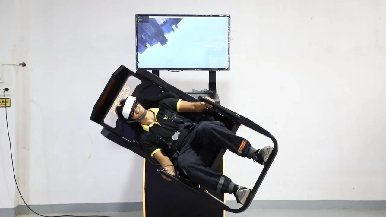 Newest Design 360 Degree Rotation Vr Exciting Flying Vr Chair Simulator ...