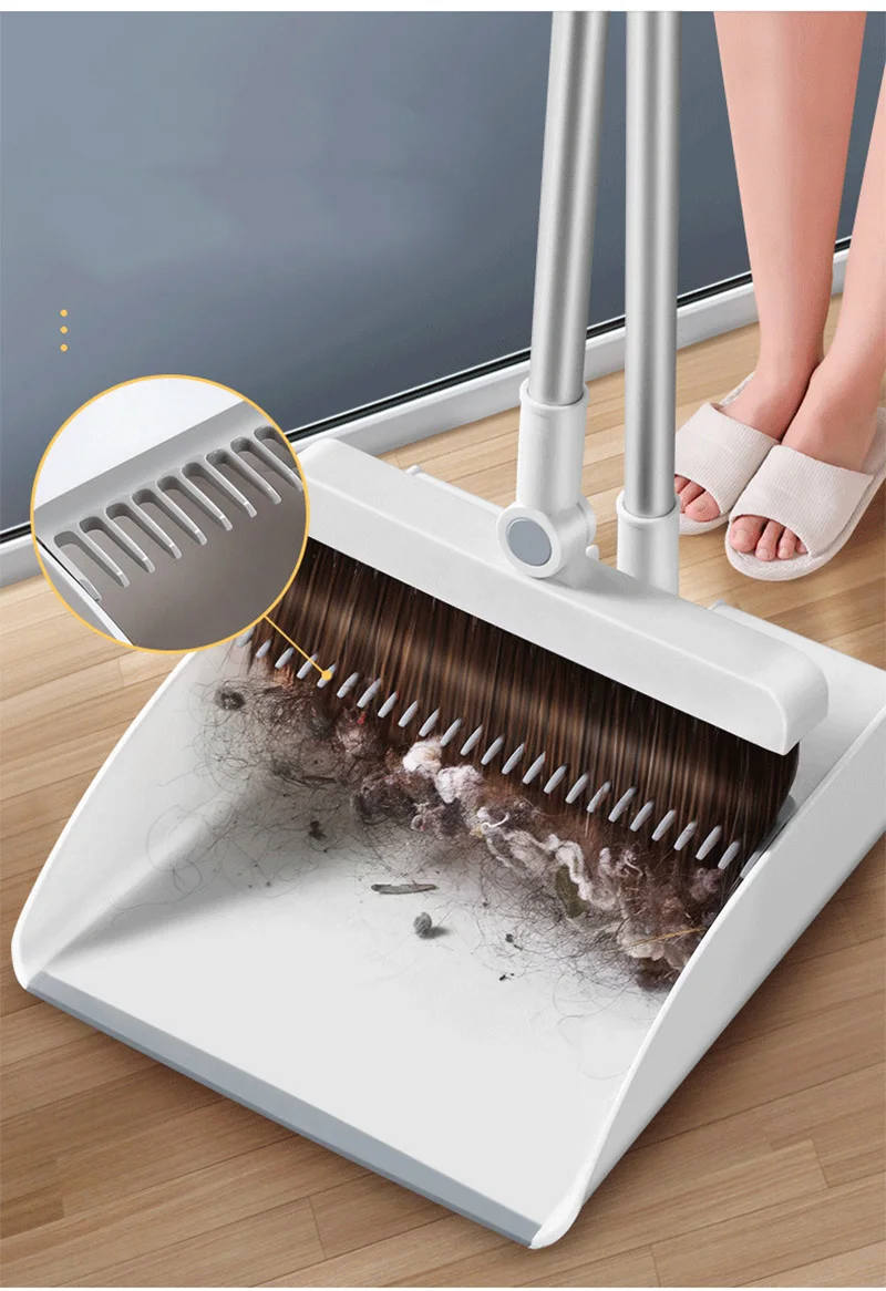 2020 Hot Selling Magic Broom And Dustpan Set Household Soft Hair Floor ...