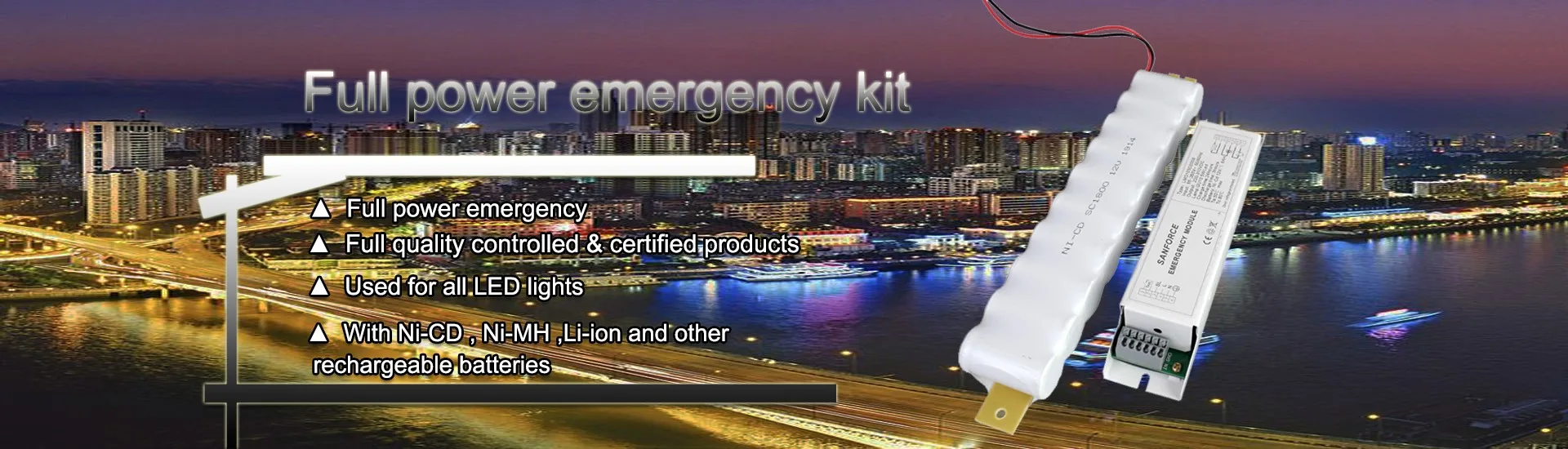 Sanforce Technology (Shenzhen) Co., Ltd. - Emergency lighting Power, Emergency conversion Kit