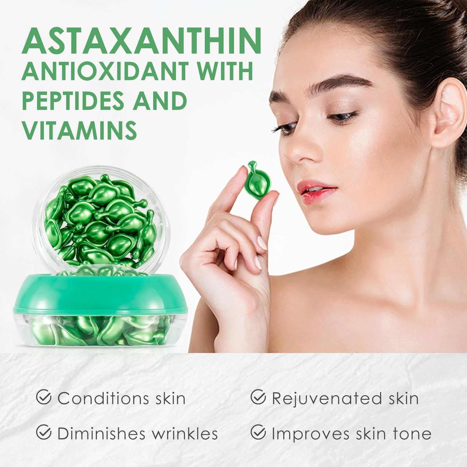 Wholesale Astaxanthin Serum Capsules Brightening Anti Antioxidant ...