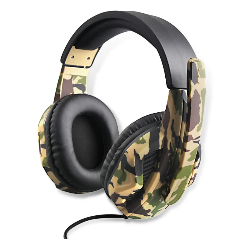 X1012 New Camouflage Headset Stereo Deep Bass Headphone With Mic For ...