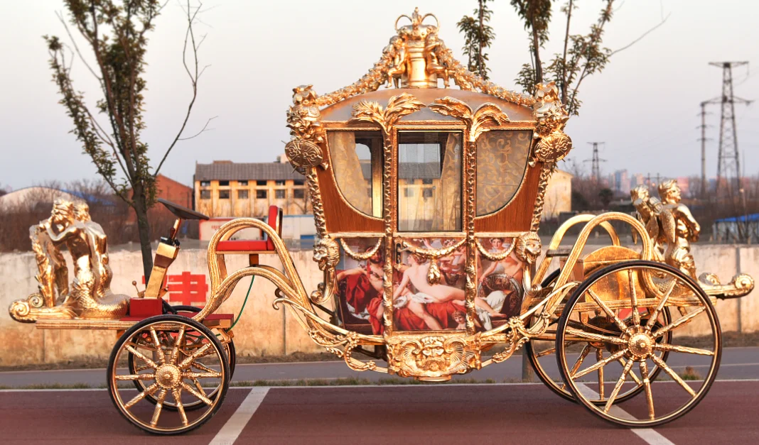 OEM Luxury Horse Carriage Carts Royal Electric Vehicle New Style ...