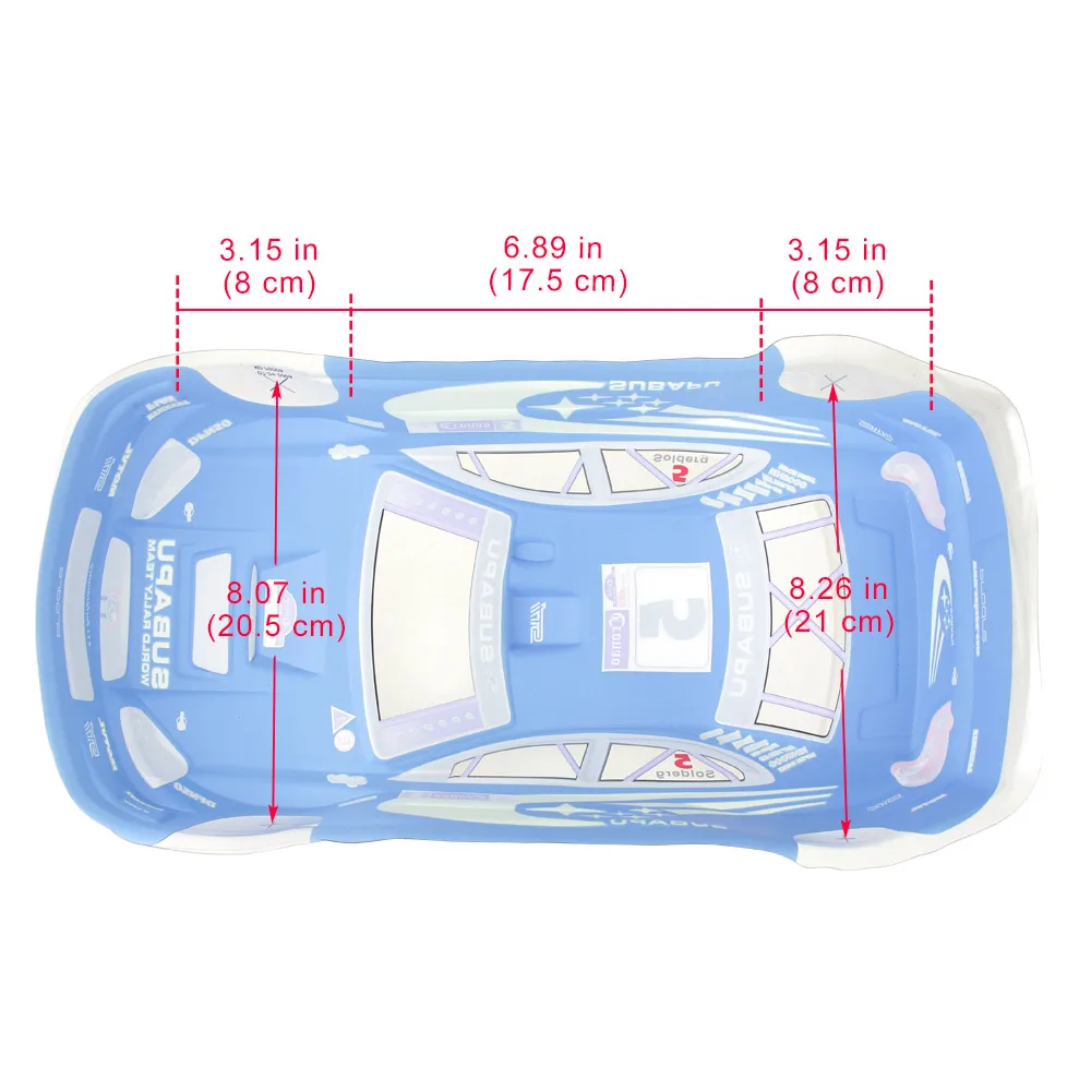 1/10 RC Car Shell Body - PVC for Hobby Drift & Touring