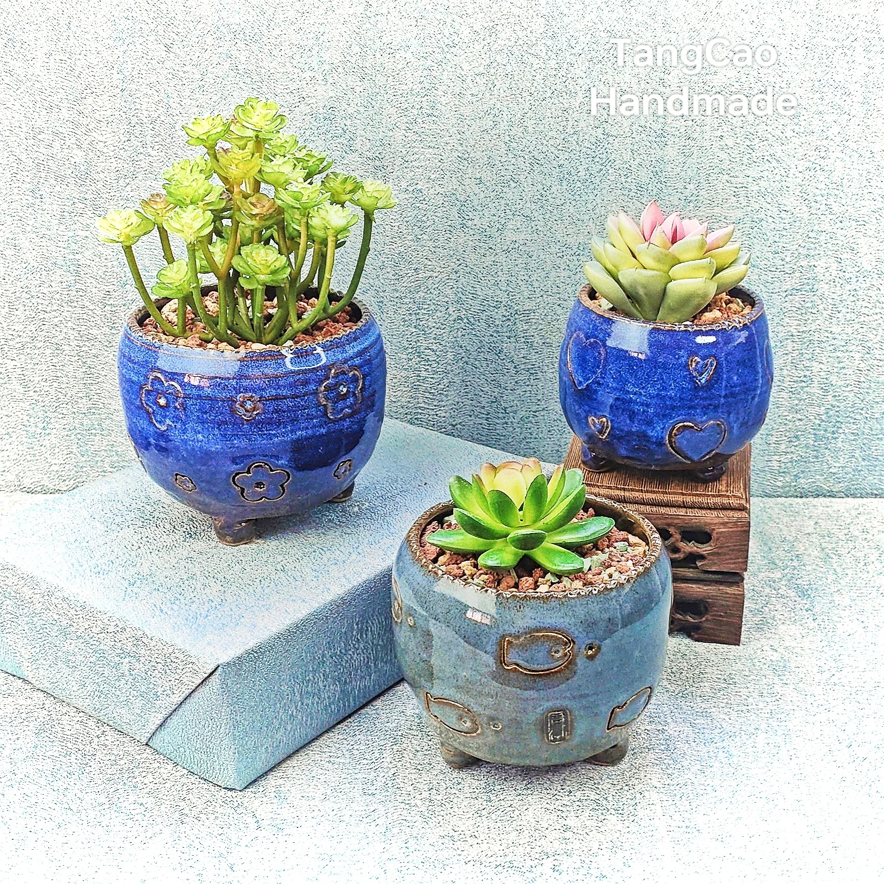 Tangcao Handmade Glazed Ceramic Home Decor Planters Color Customized ...