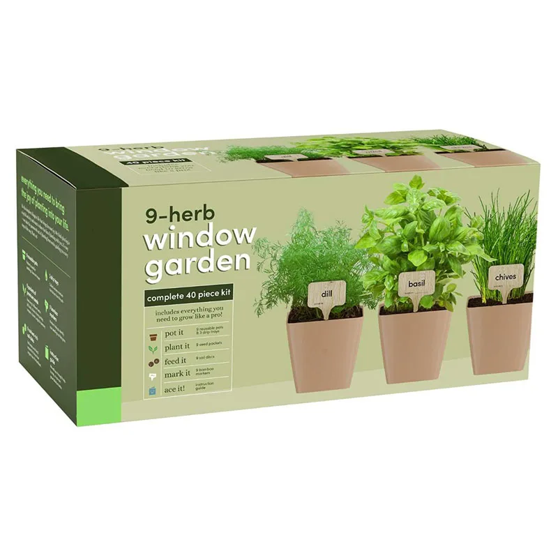 Women's Unique Bonsai Gardening Gift Indoor Organic Herb Grow Diy 9 ...