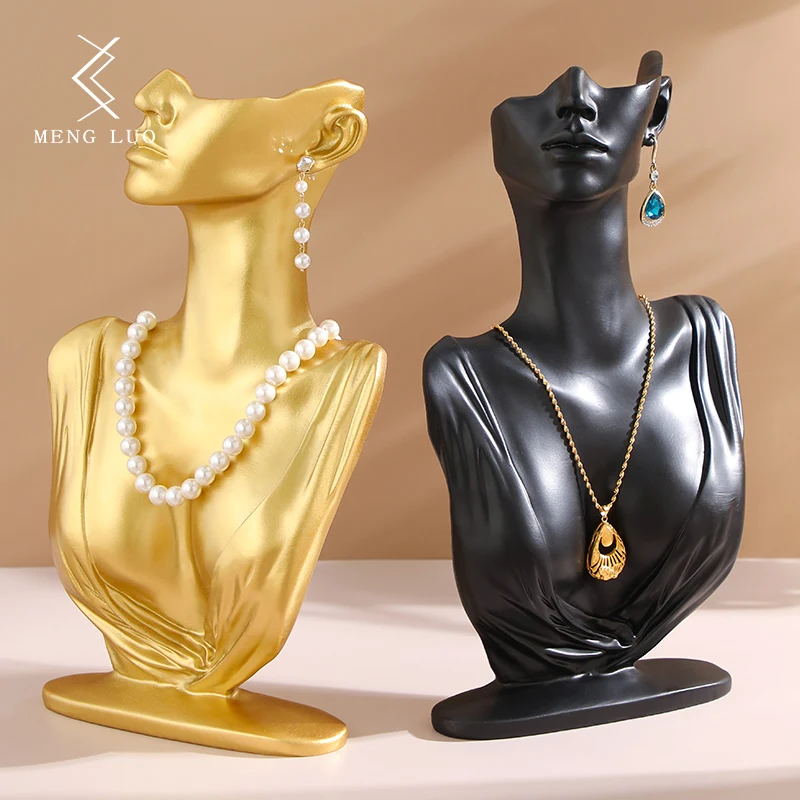 Jewelry Props Display Rack Necklace Display Bust Resin Jewelry Neck ...