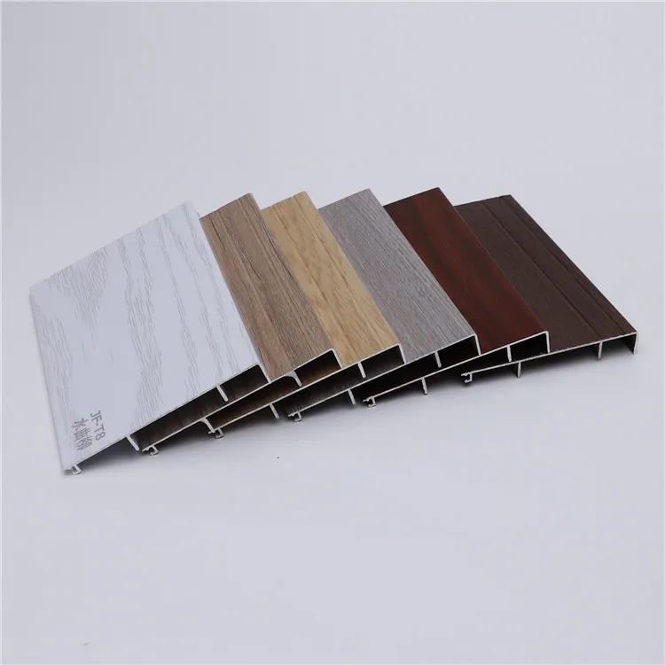Customized Decorative Brushed Metal Aluminum Baseboard Wall Skirting ...