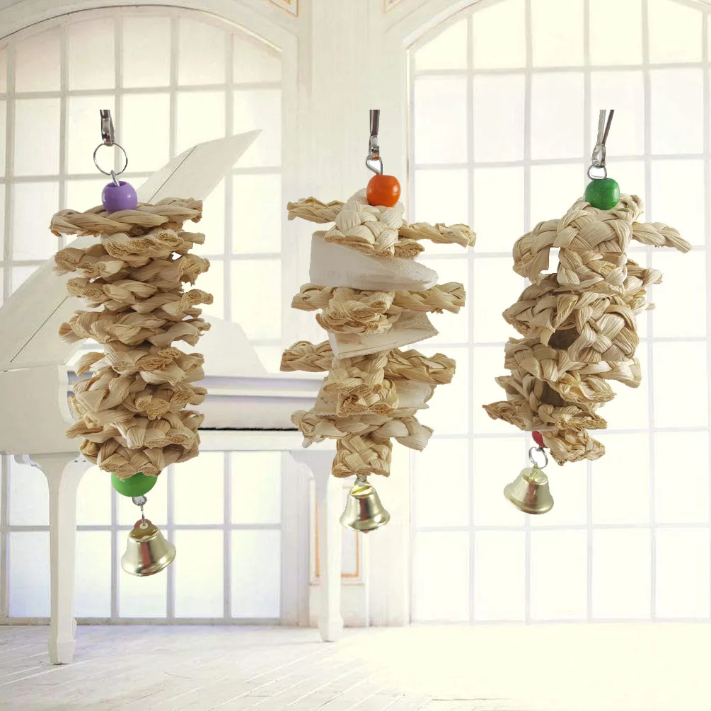 Sustainable Parrot Supplies Cuttlefish Bone Calcium Supplement Skewers ...