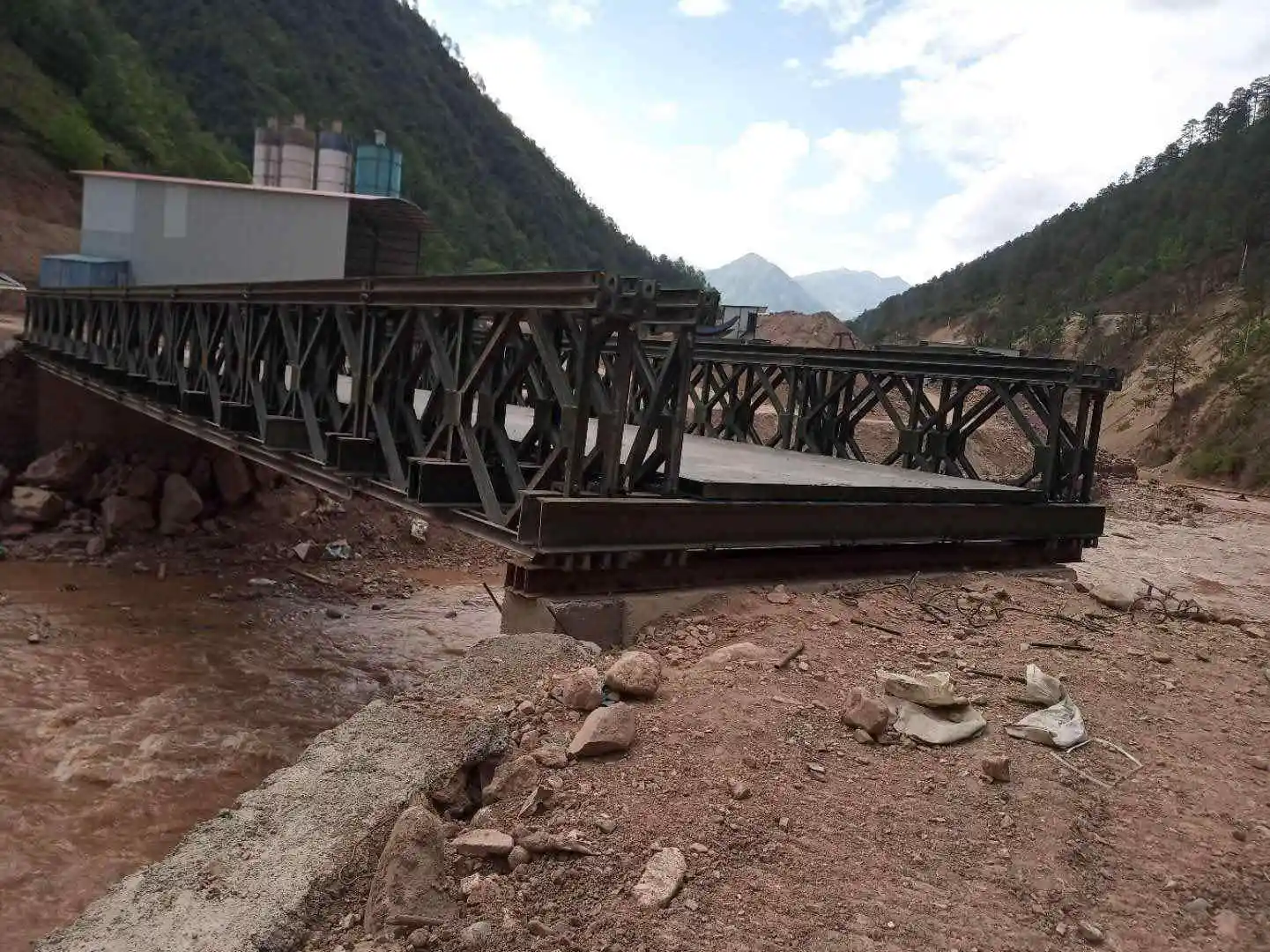 Prefabricated Mabey Bridge Portable Puente Bailey Steel Truss Army's ...