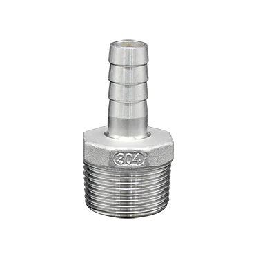 Stainless Steel JIS B2302 Pipe Fitting, Flexible Male Round Hose Nipple ...