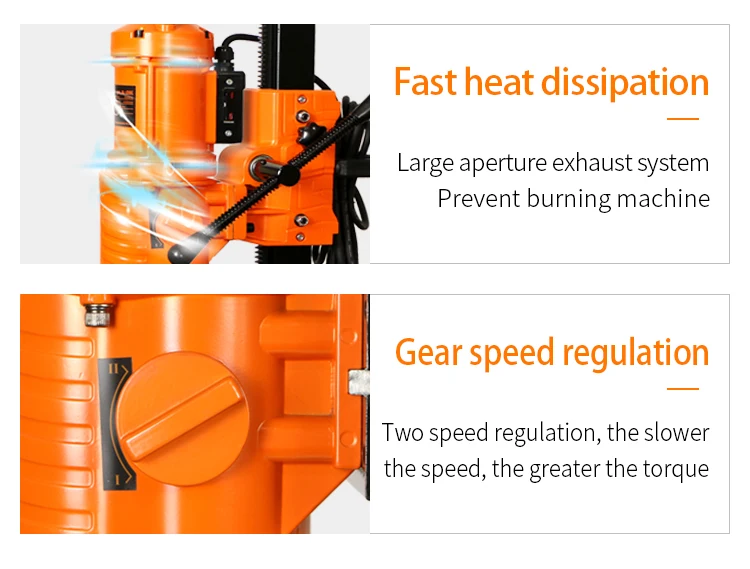 Diamond Core Drilling Machine With Concrete Borehole Cutting Stand 15 ...