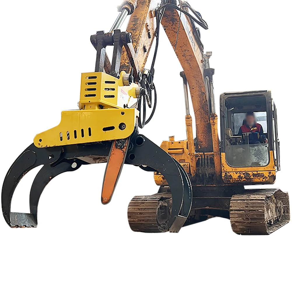 Excavator Hydraulic Accessories - Clamp Saw & Grapples