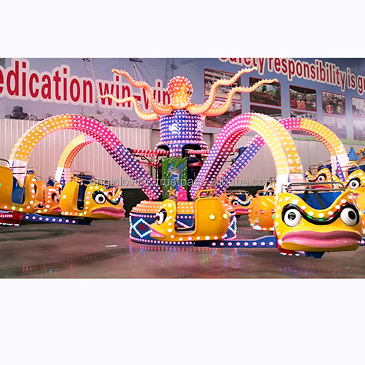 Fairground Attraction Manege Fly Polyp Octopus Fun Fair Outdoor Theme ...