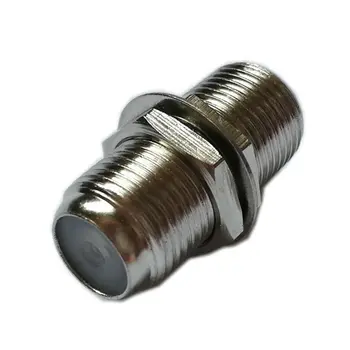 F81 Coax Barrel Connector F Female Splice Rg6 Rg59 Tv Internet Cable ...