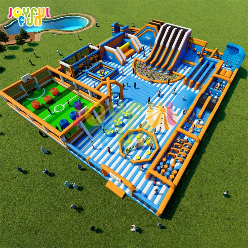 Joyful Fun Giant Inflatable Indoor Theme Park - 40m X 33m