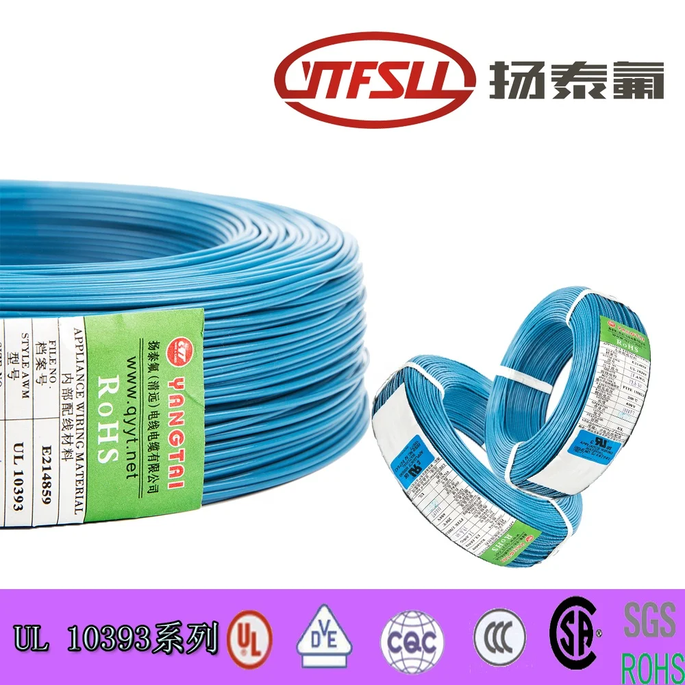 Ul10393 High Temperature Ptfe Fluoroplastic Insulated Silver Plated Copper Wire - Buy Sliver ...