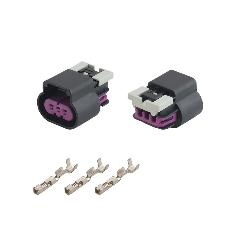 3 Pin Auto Wiring Harness Oil Pump Plug Connector Waterproof Male ...