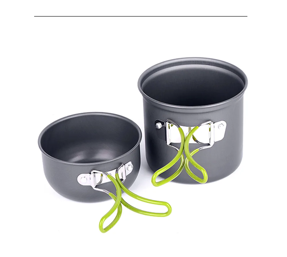 Portable 1-2 Person Outdoor Camping Cookware Set DS-101 Simple Fast 2 ...