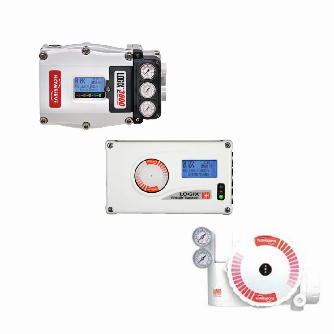 Pneumatic Control Valve With Flowserve Digital Positioner Logix 3800 ...