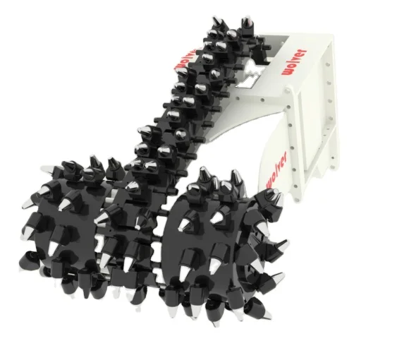 Milling Machine Attachments Chain Drum Cutter For Excavator - Buy Drum ...