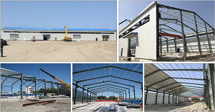 Prefabricated Main Steel Frame Warehouse With Large Span - Buy Large ...