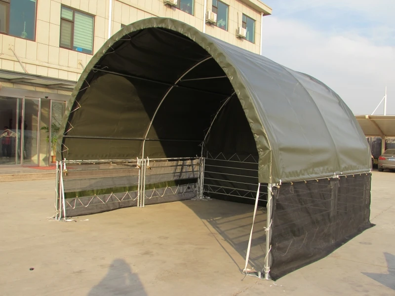 Durable PVC Fabric Shelters - Ideal for Livestock & Cattle