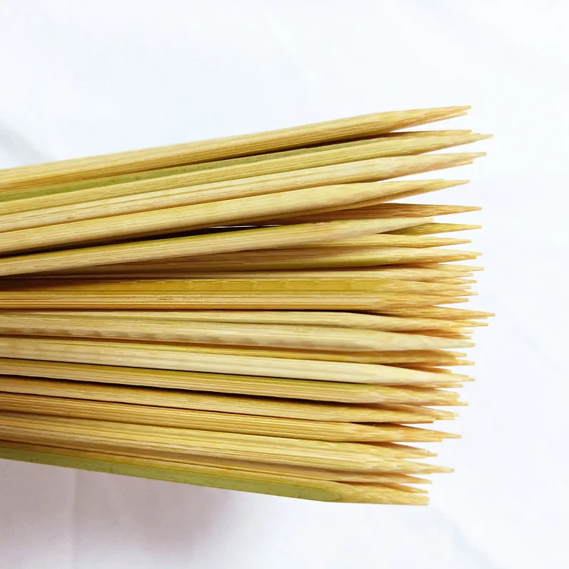 Professional Factory Green Natural Pointed Carbonized Toothpick ...