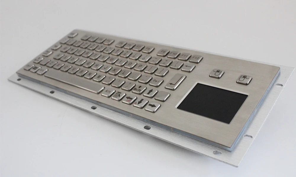 Ip66 Metal Kiosk Touchpad Mini Usb Keyboard With Touch Pad Industrial ...
