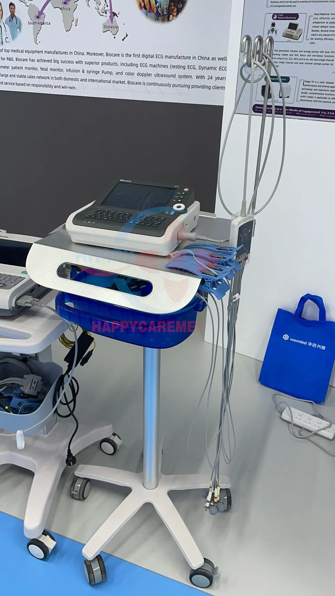 HC-H033 ECG Monitor Machine Trolley - Hospital Furniture