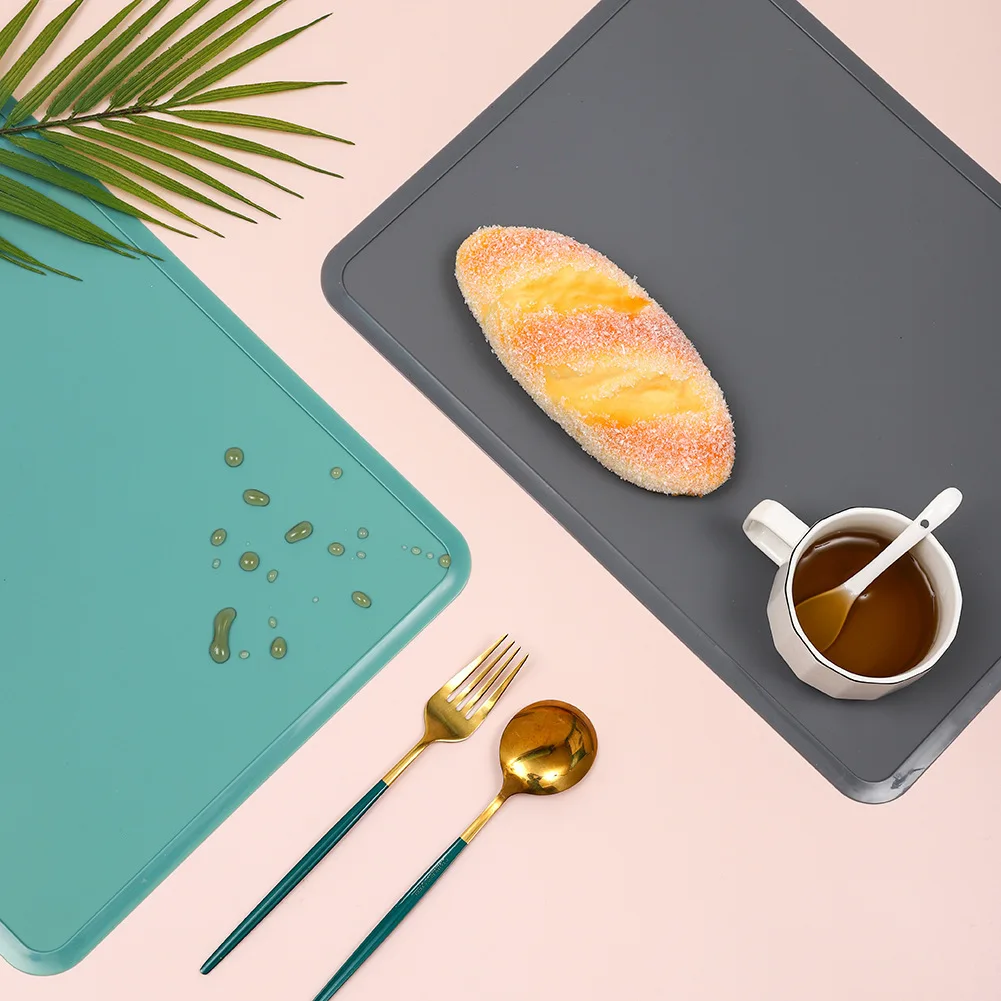 Custom Design Non Slip Heat-resistant Silicone Placemat High Quality ...