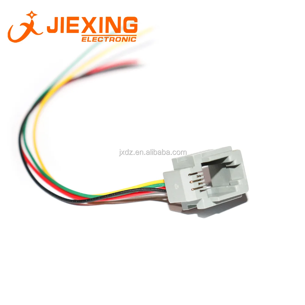 RJ11 6P4C Female Interface Socket with 10cm Cable Length