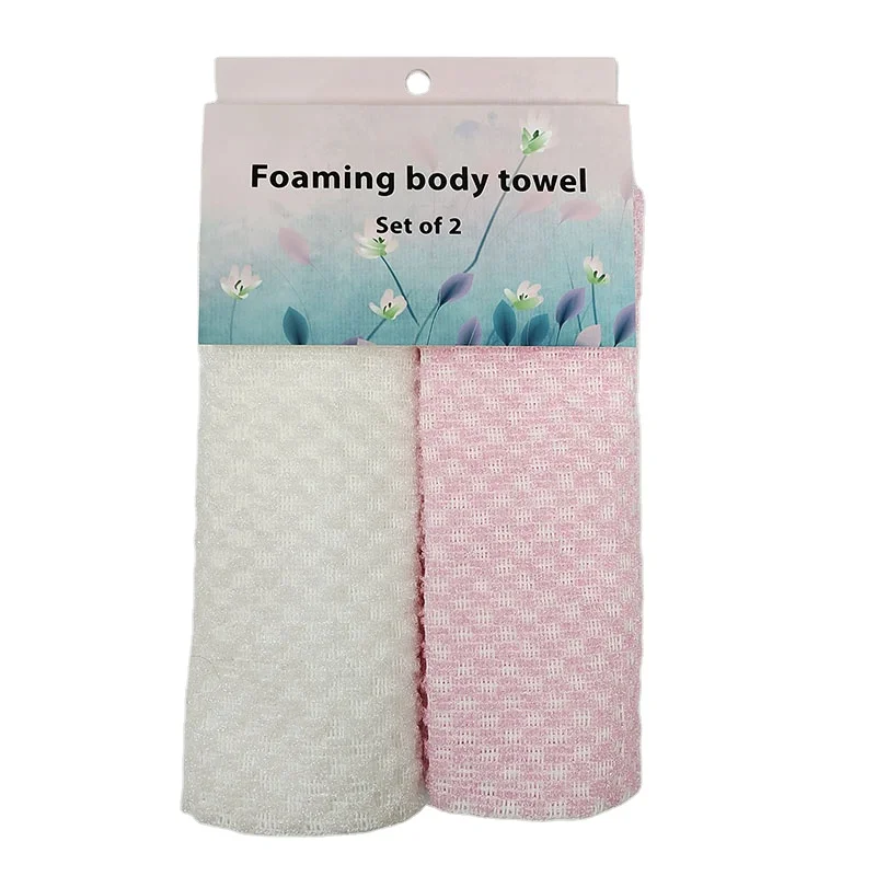Korean Japanese Body Back Exfoliating Scrubber Towel Shower Bath Wash ...