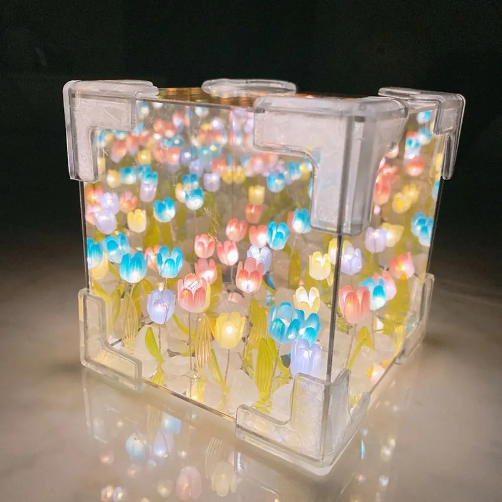 DIY Tulip Night Light - Creative Room Decor & Warm Light