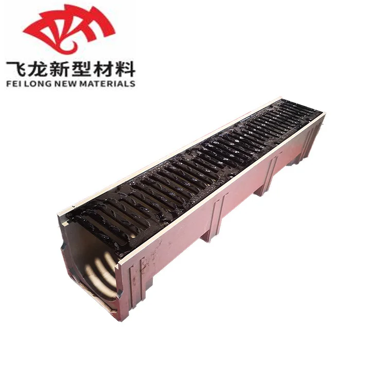 Polymer Linear Drainage Channel With Ductile Iron Composite Stainless ...