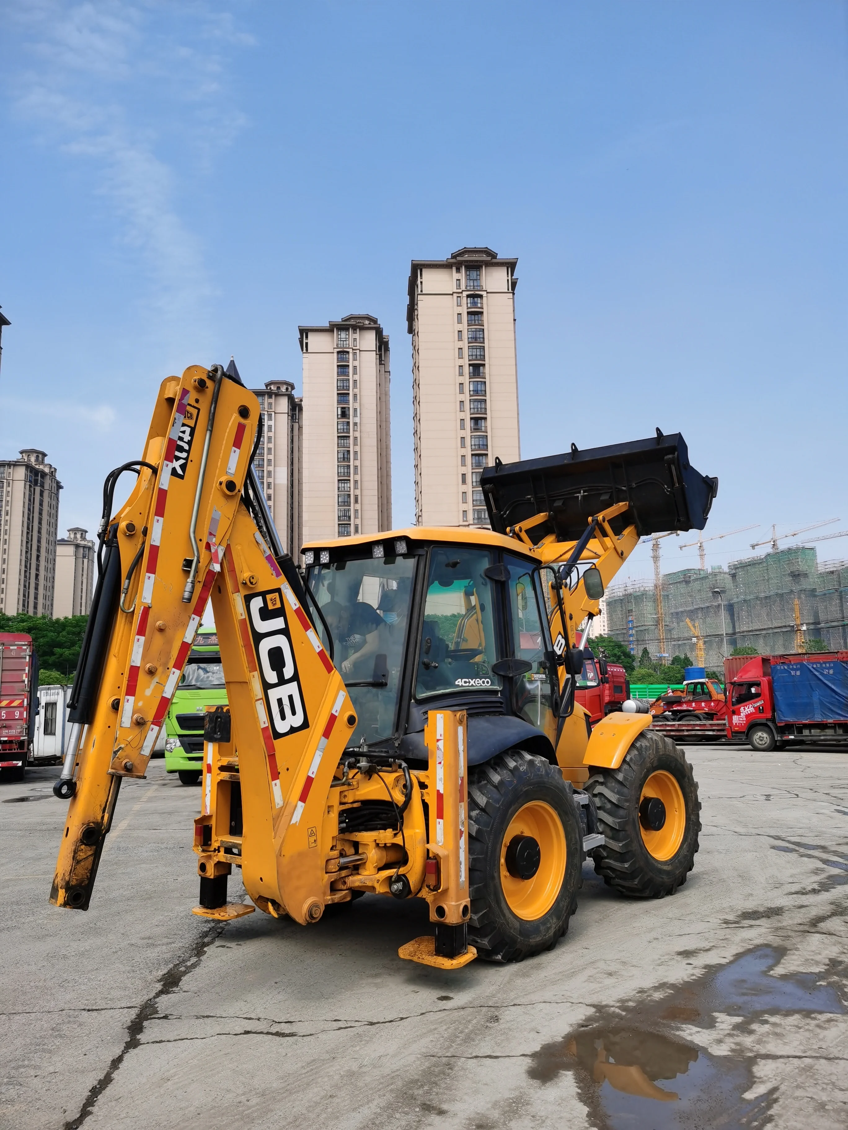 Used Backhoe Loader Jcb 4cx With Low Working Hours Secondhand Backhoe ...