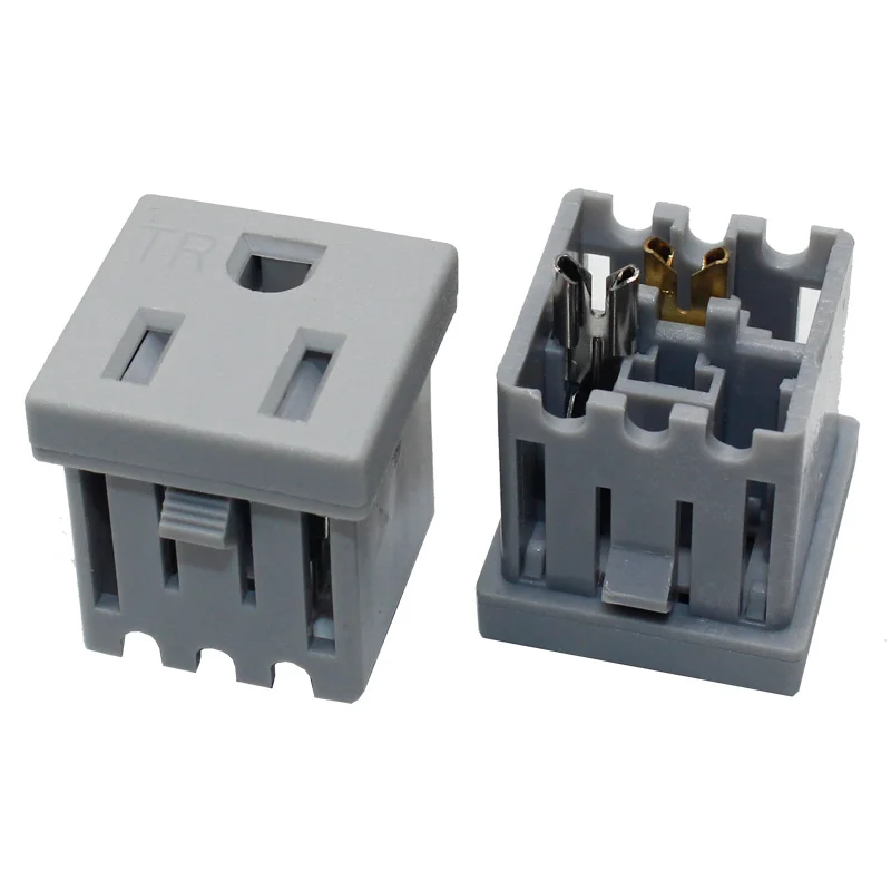 110V 15A AC 3PIN Power NEMA 5-15R USA Plug Socket - ONEGOL