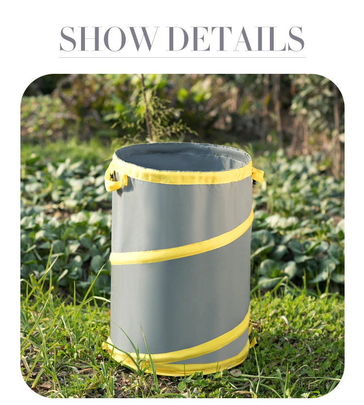 One99 Custom Pop-up Lawn Leaf Garden Bag 30 Gallon Collapsible Garden ...