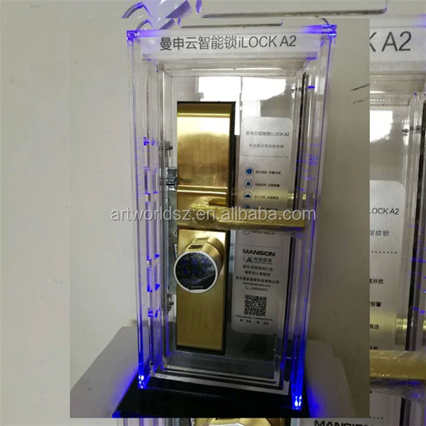 Acrylic Door Lock Display Stand - Smart & Secure Solution