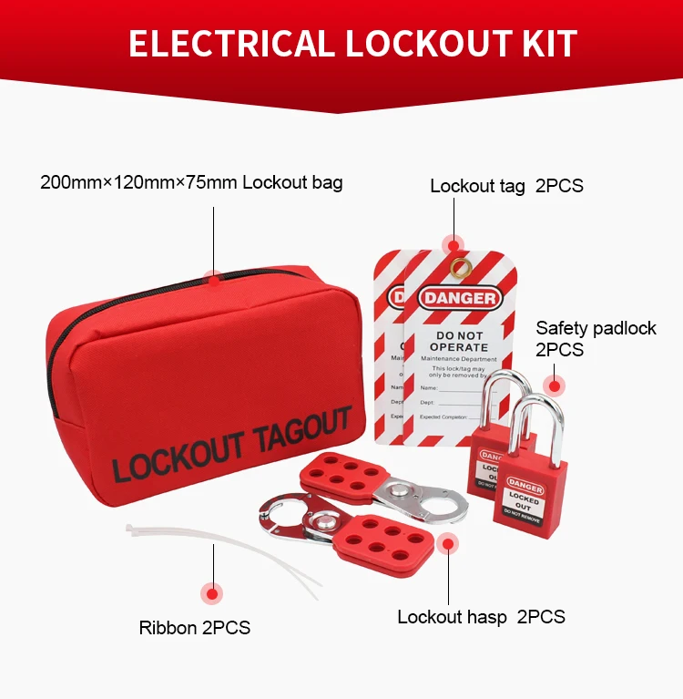 Electrical Lockout Devices Industrial Portable Safety Lockout Tagout ...