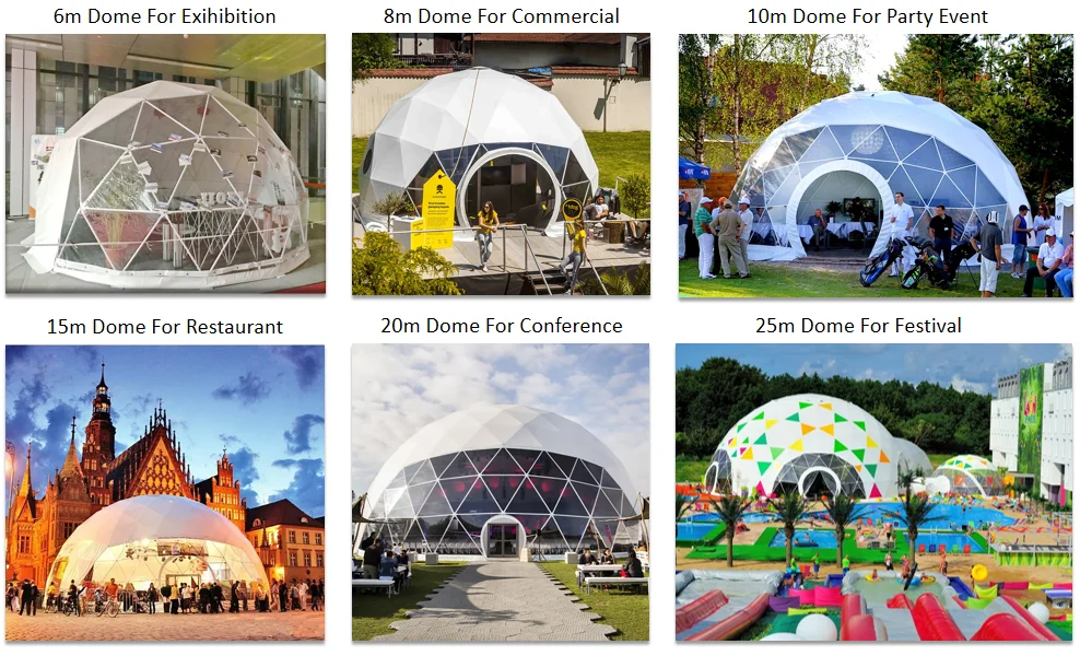 Wholesale Spherical Geodesic Dome Exhibition Tents for Events| Alibaba.com