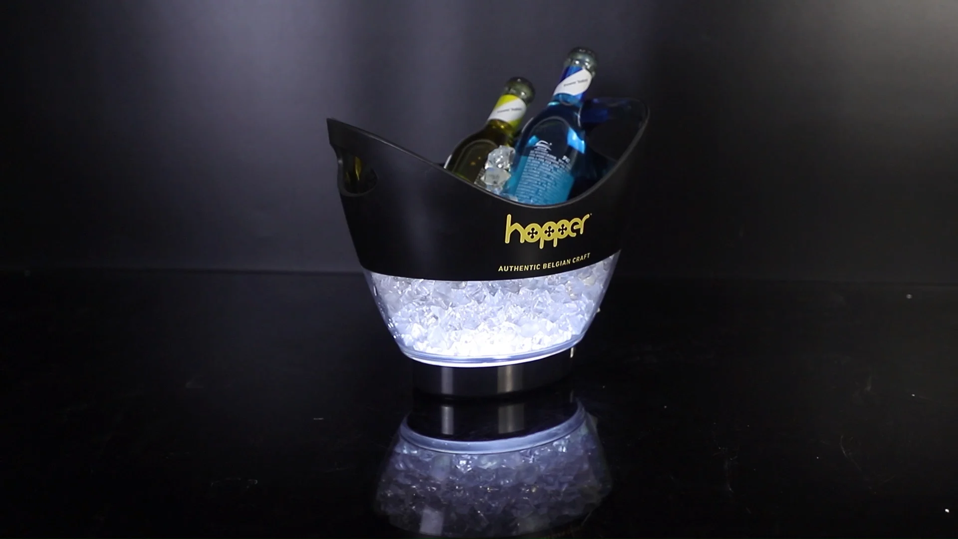 Bsci Silicone Metal Stainless Luxury Plastic Cooler Led Ice Buckets ...