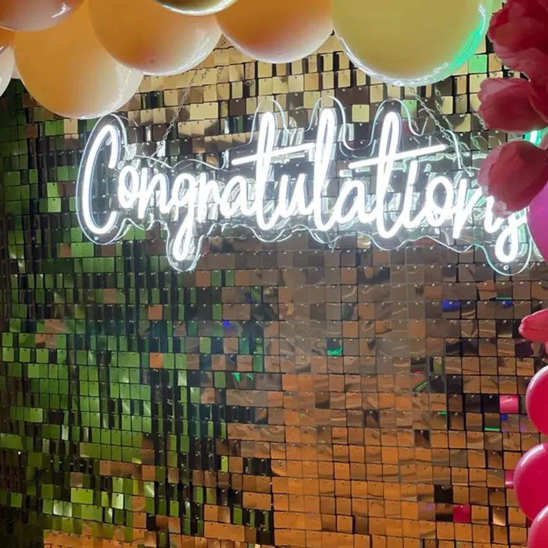 Custom Acrylic Cursive Name Mr & Mrs Led Letters Christmas Decoration ...