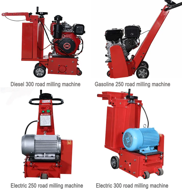 Hand Pushed Road Milling Machine Push Concrete Construction Asphalt ...