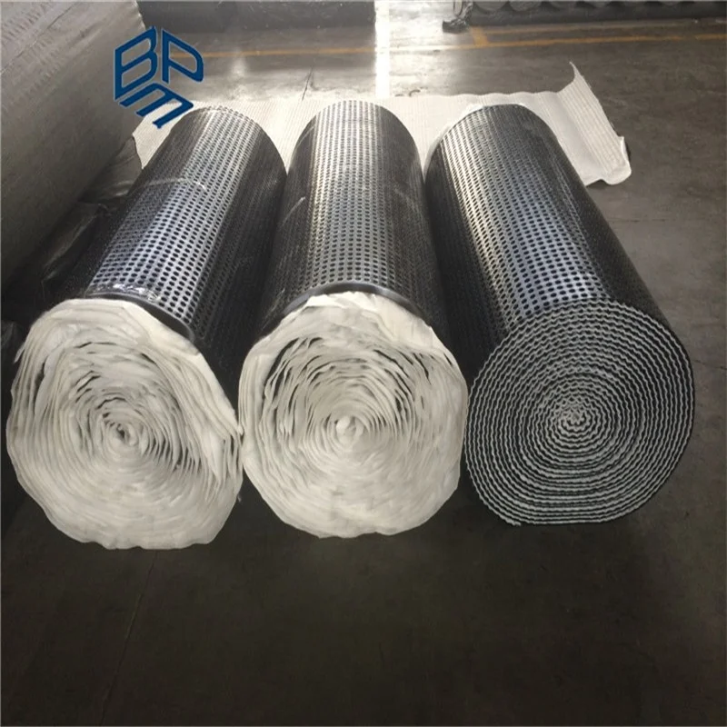 Hdpe Dimple Membrane Drainage Board Mat With Geotextile Fabric - Buy ...