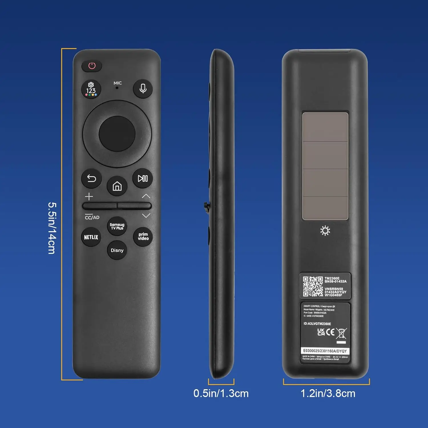 BN59-01432A Solar Voice Remote Control New Generation Smart Remote for ...