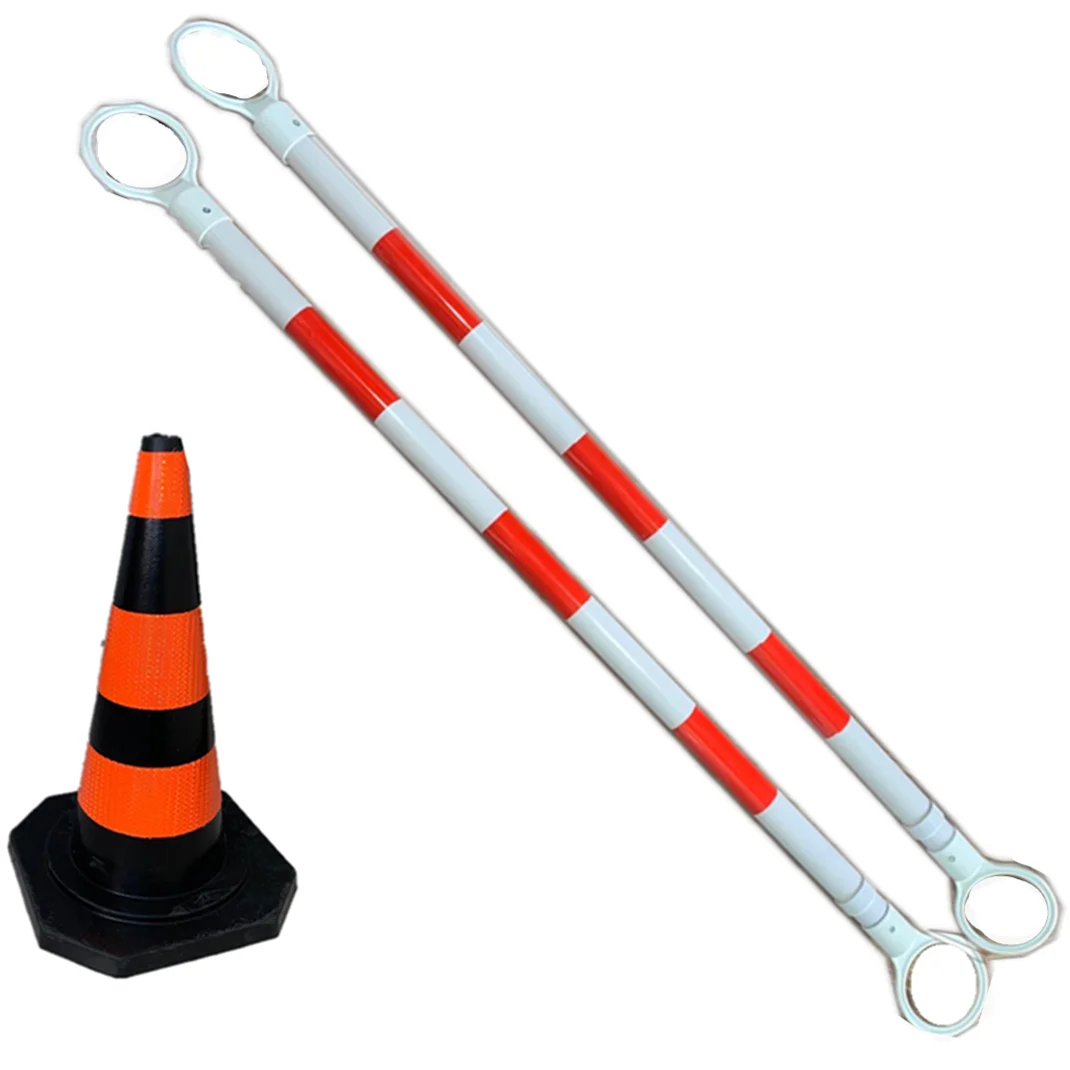 Road Construction Safety - Cones & Connecting Poles