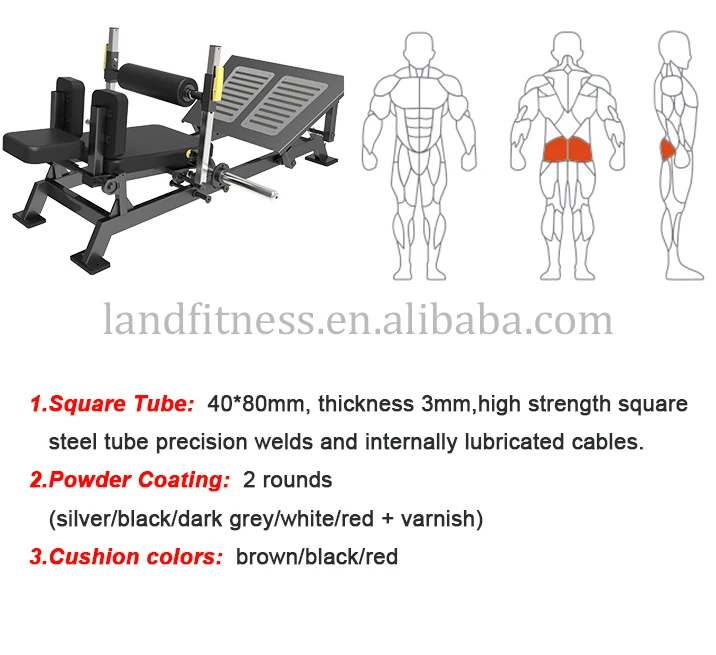 Strength Hip Thrust Glute Builder Machine Hip Thrust Gym Machine ...
