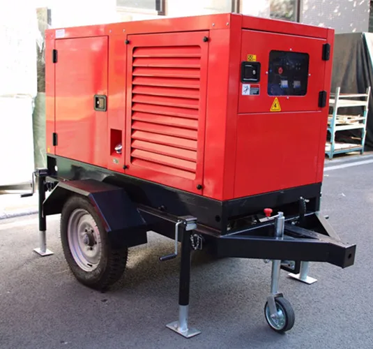 Portable Trailer DC Arc Welding Machine - 10kw Diesel Engine